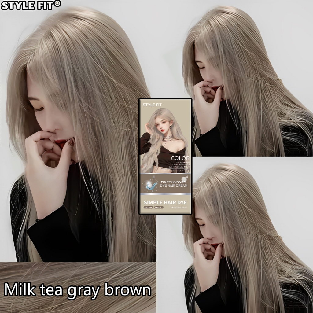No need to bleach hair hair dye STYLE FIT Mild formula, easy to color ...