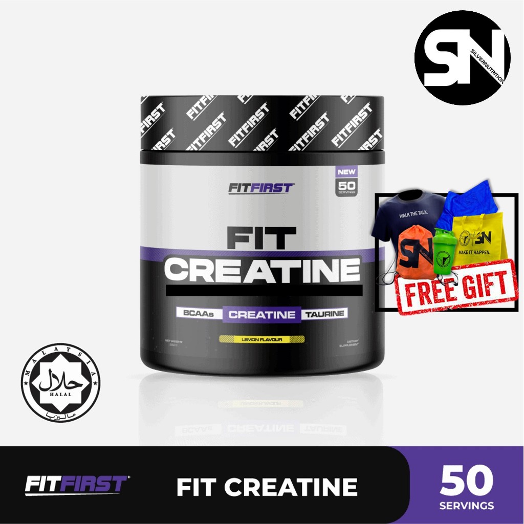 FIT FIRST FIT CREATINE 250G WITH 50 SERVINGS + (FREE WHEY SACHET ...