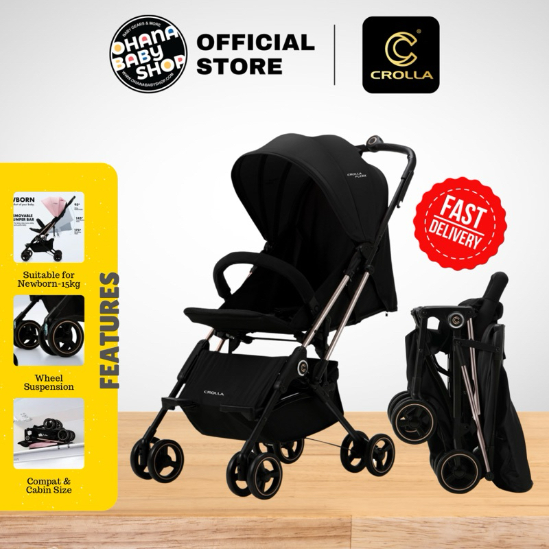 Crolla Fleex Ultra Compact Small Size Stroller | Lightweight Stroller ...