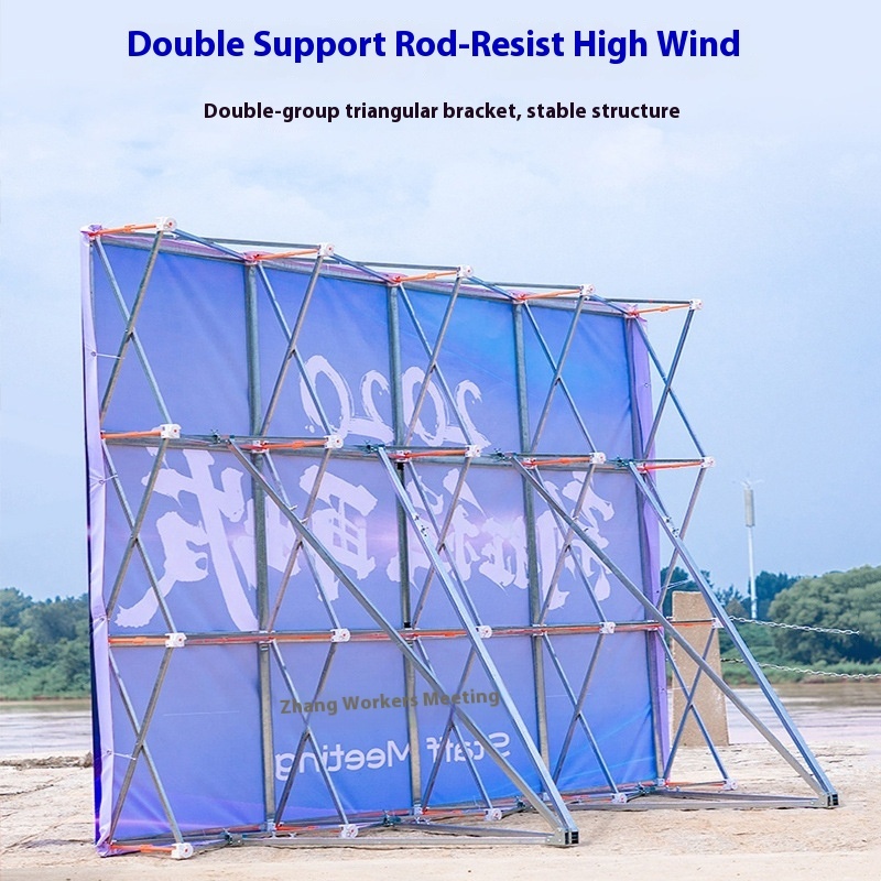 INSTOCK Portable Aluminium Alloy Flower Folding Stand Wedding Backdrop ...