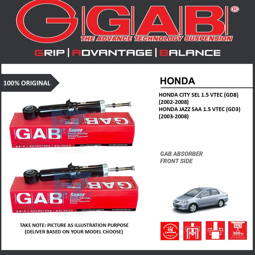 ORI GAB FRONT ABSORBER - HONDA CITY SEL 1.5 VTEC (GD8) /HONDA JAZZ SAA ...