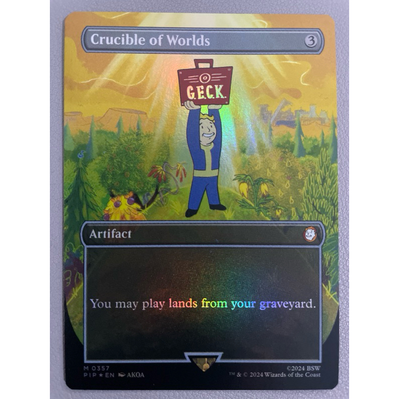 MTG:Fallout (PIP) M0357 - Crucible of Worlds (Foil) | Shopee Malaysia