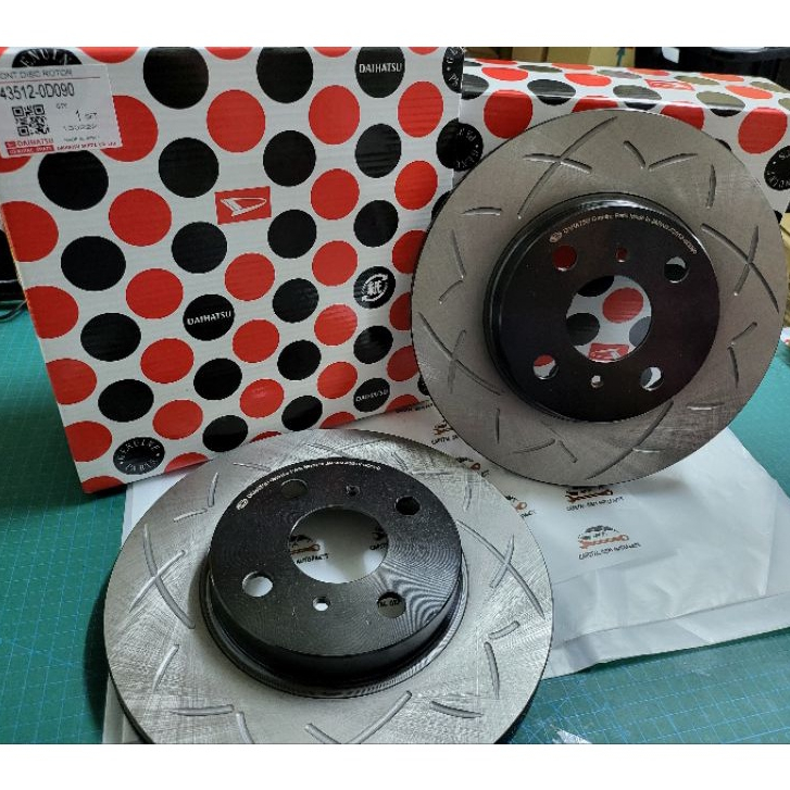 FULLY IMPORT JAPAN DISC ROTOR DAIHATSU ALZA NEW (14-22) / VIOS NCP93 J ...
