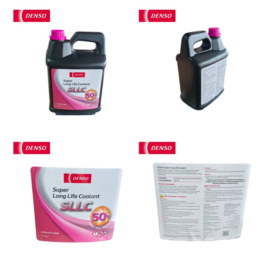 DENSO Cool Gear DI261475-0040 SLLC PINK 4L COOLANT - TOYOTA ,DAIHATSU ...