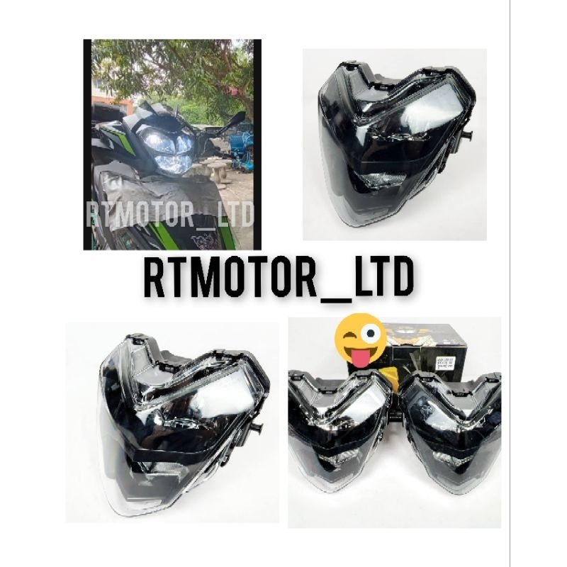 HONDA RS150 RS150R V1 V2 V3 HEAD LAMP LED SMOKE AND CLEAR HEADLIGHT ...
