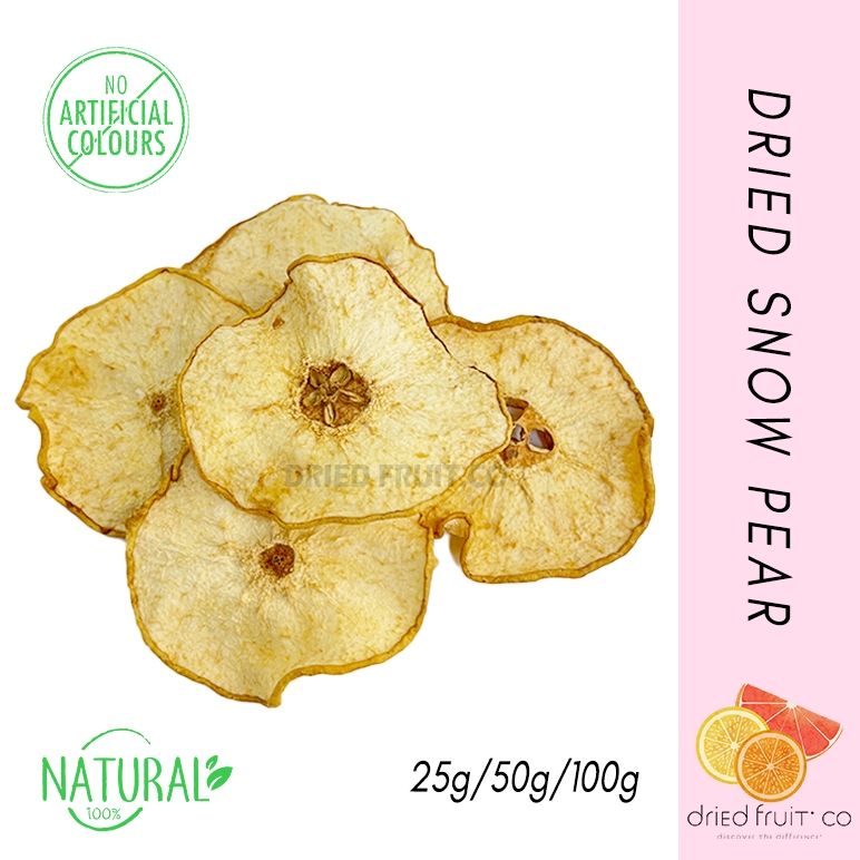 Edible Dried Snow Pear Slices (seedless) | Dried Fruit | 雪梨片 | 雪梨干 ...