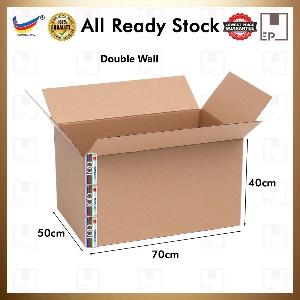 EZPACK Double Wall Big Carton Box Packing Box Kotak Shipping Moving ...
