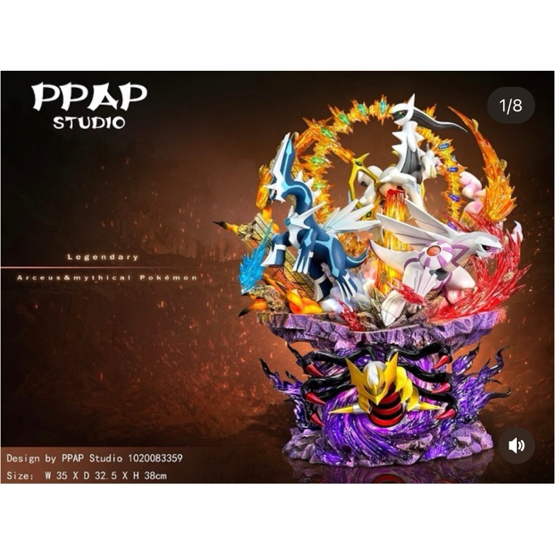 Ready Stock - PPAP Studio - Pokémon series 04 - Pokémon 4 Gods GK ...