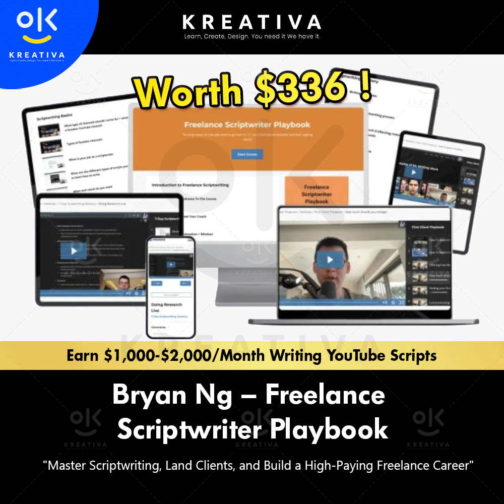 Vip Course-Bryan Ng – Freelance Scriptwriter Playbook | Learn copywriting Masterclass | Shopee ...