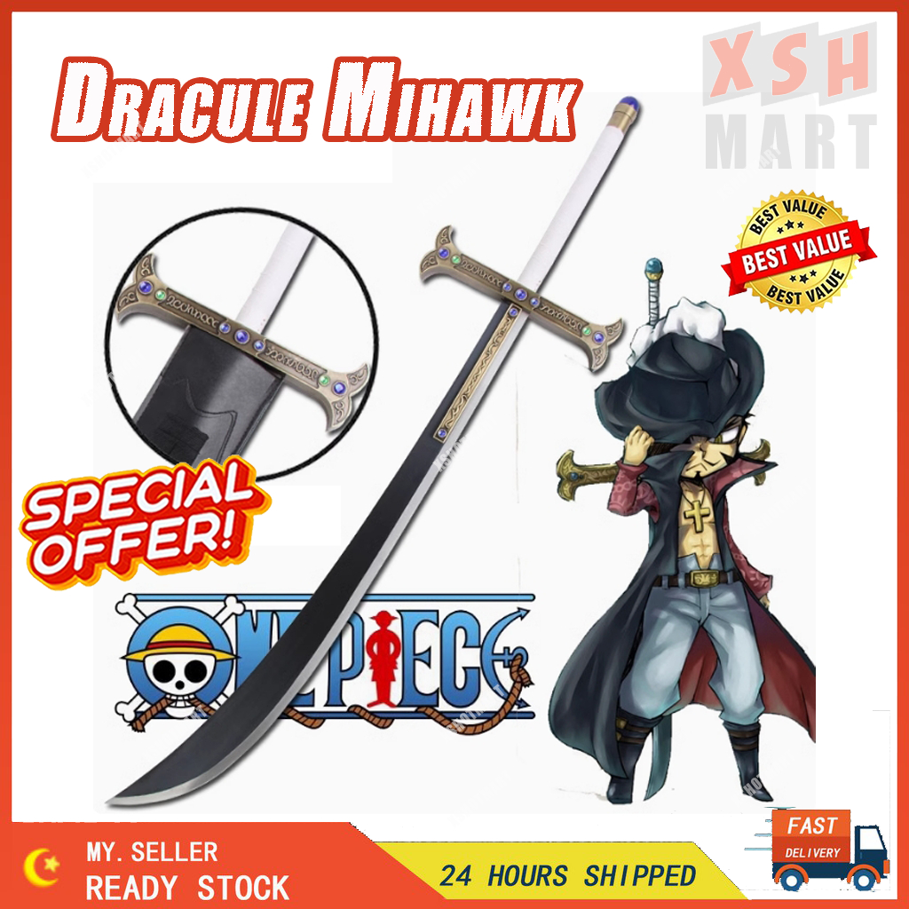 104 CM One Piece Sword Toy Metal Shodai Kitetsu Cosplay Anime Hobby ...
