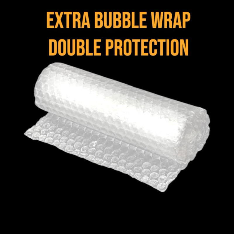 (FOR ADD ON ONLY) EXTRA DOUBLE LAYER BUBBLE WRAP SERVICE | Shopee Malaysia