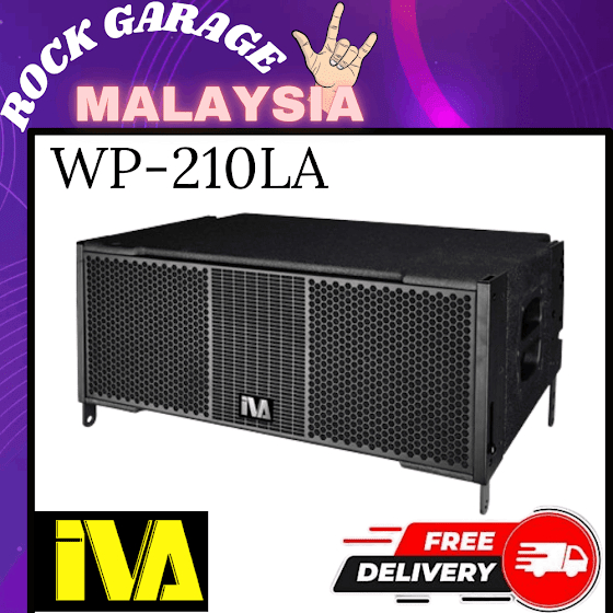 IVA WP-210LA 2 x 10" 700W Weatherproof Line Array Loudspeaker ( WP210LA ...