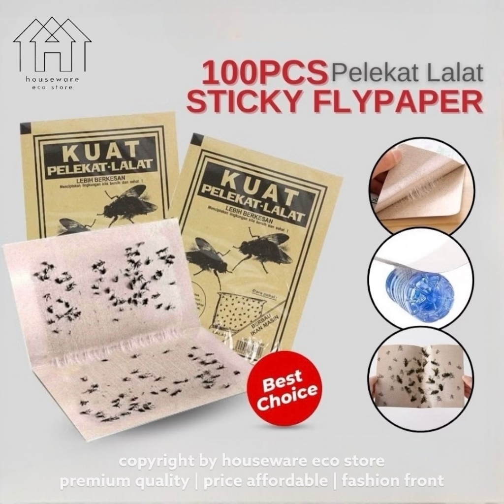 Grand Pelekat Lalat Berkesan / Gam Lalat / Buku Lalat Pelekat Cicak Fly ...