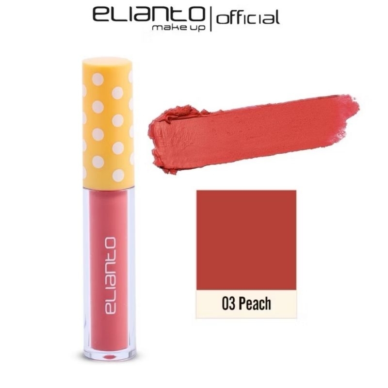 [NEW] Elianto Sundae Lip Cream Peach | Shopee Malaysia