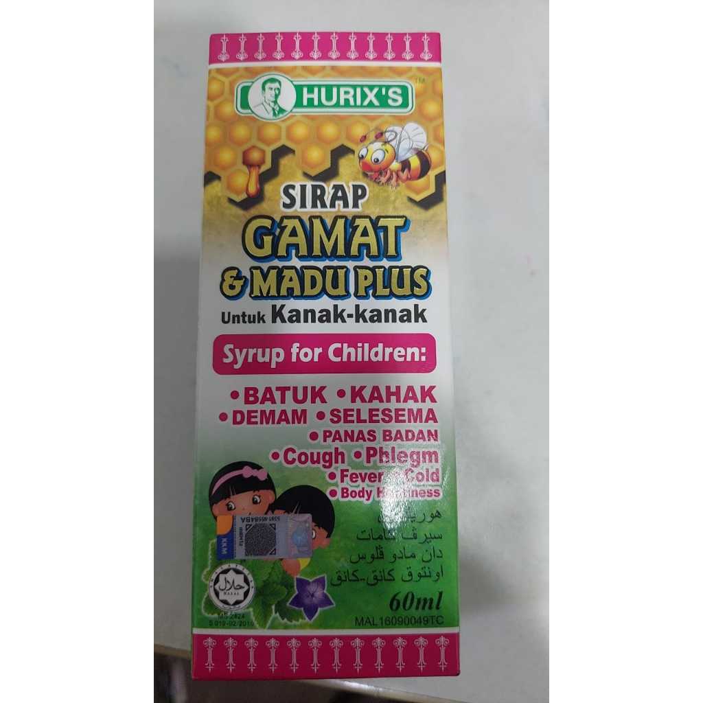 Hurix's Gamat & Madu Plus for Children 60ml EXPIRY: Nov 2025 *** FREE ...
