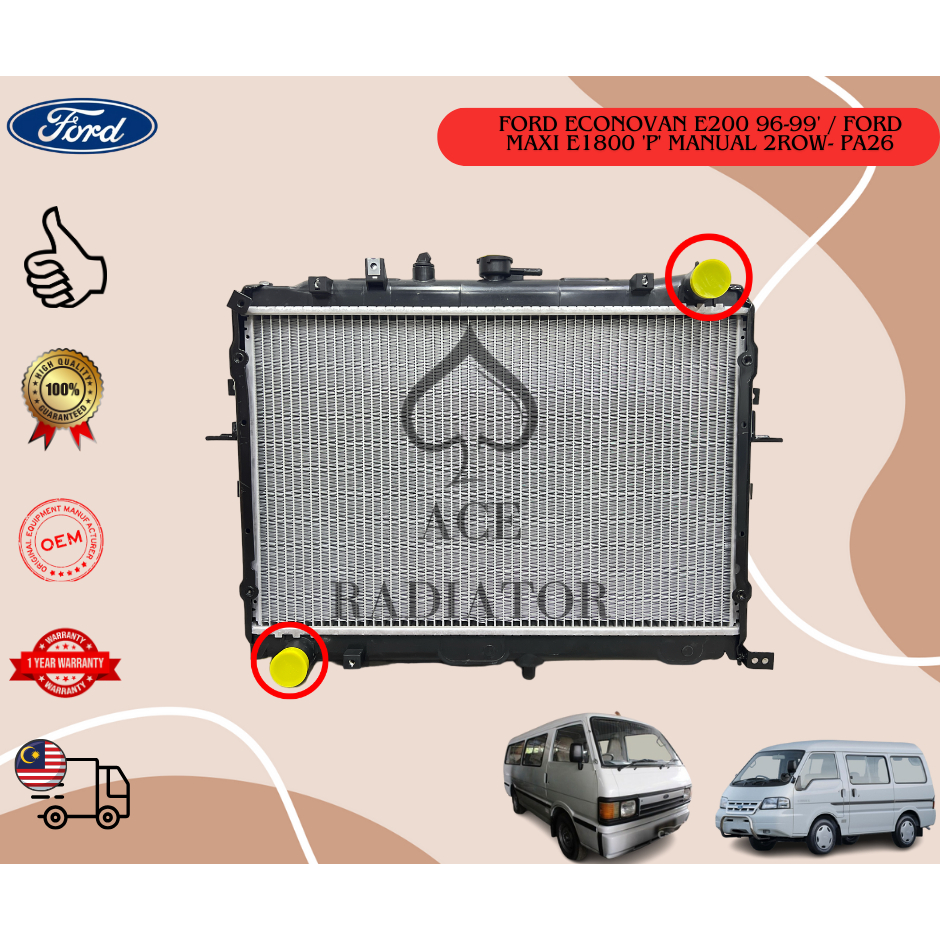 FORD ECONOVAN E200 96-99' / FORD MAXI E1800 / MAZDA BONGO "PETROL ...