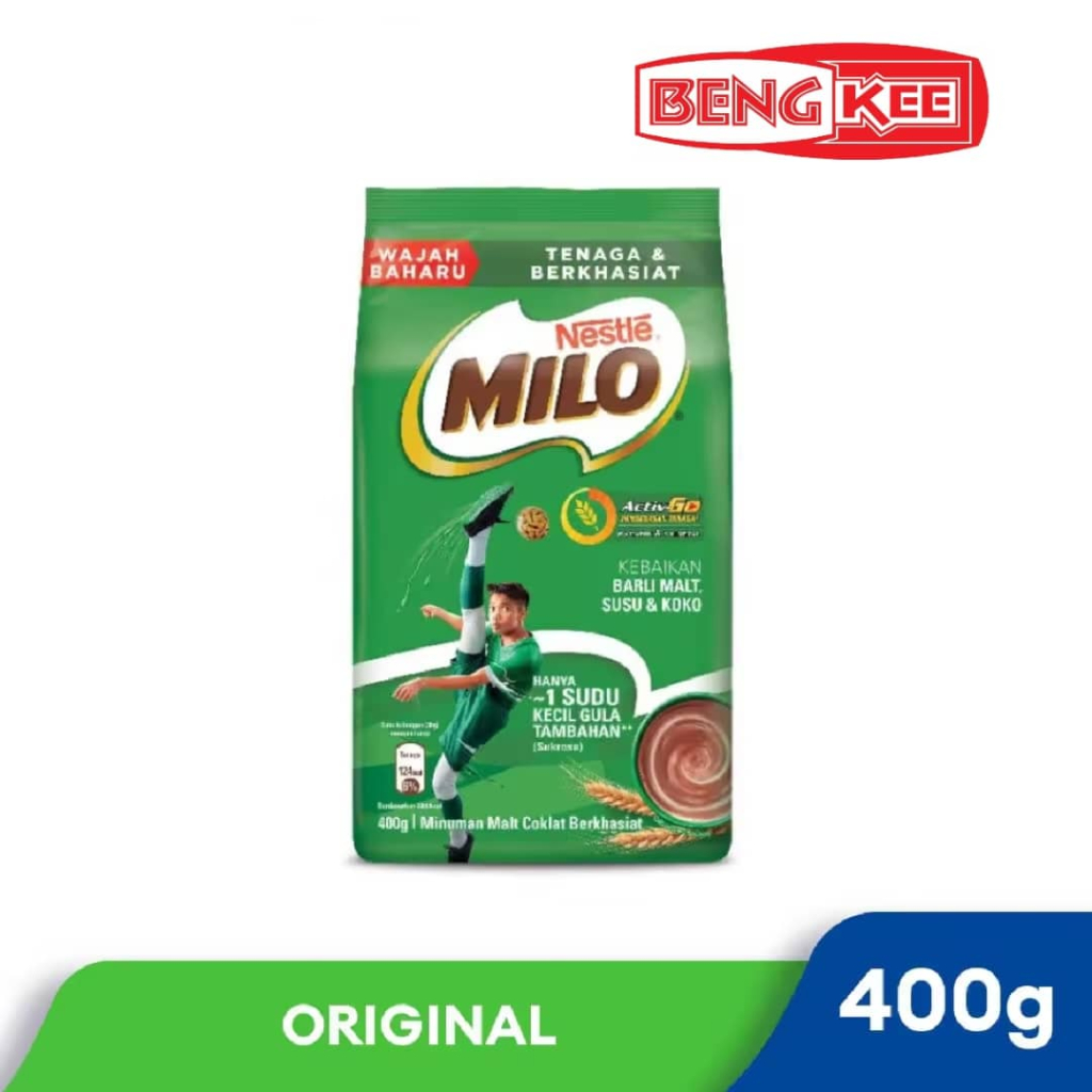 400gm milo activ-go. Nestle MILO Activ-Go Chocolate Malt Powder (400gm ...