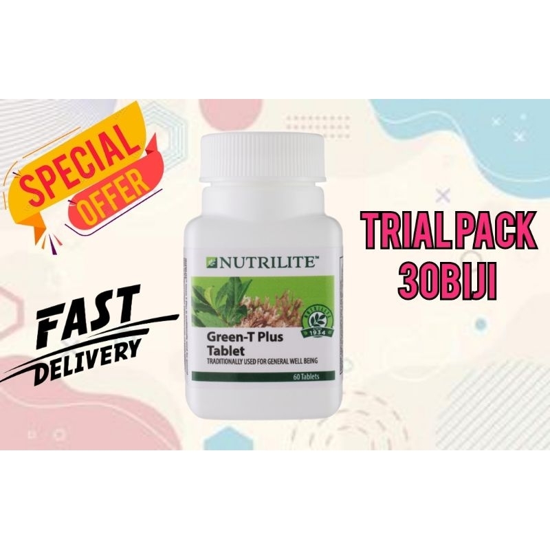 NUTRILITE Green -T plus 30biji (trail pack) | Shopee Malaysia