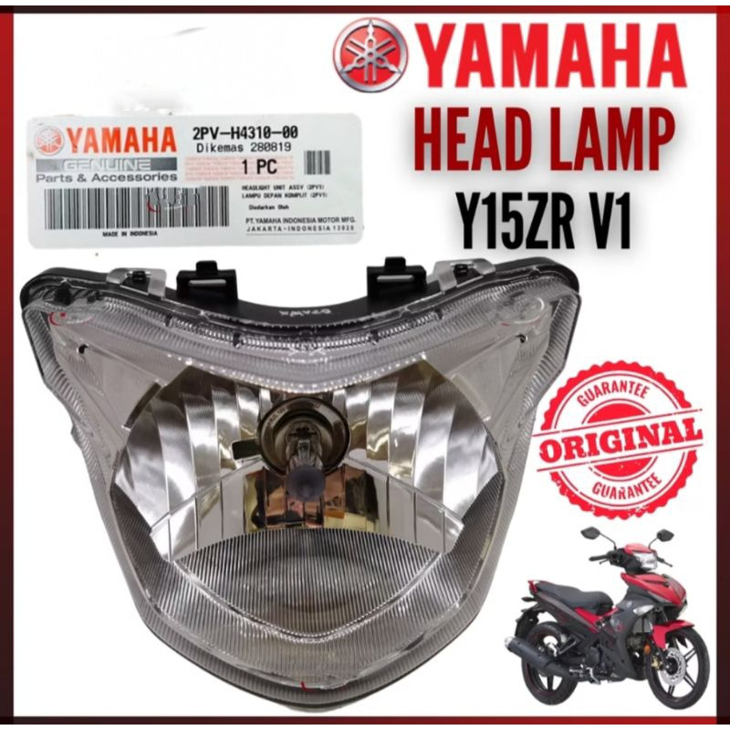 100% ORI] Y15ZR Y15Z Y15 V1 YSUKU HEAD LAMP LAMPU DEPAN 2PV-H4310 100% ORIGINAL YAMAHA | Shopee ...