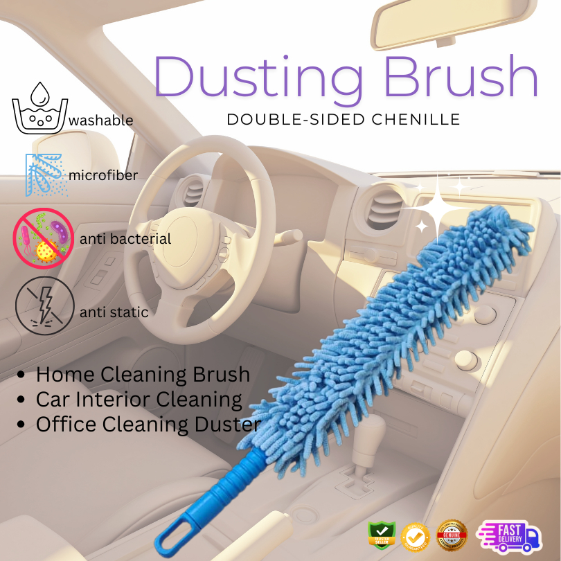 MAGIC MICROFIBER DUSTER/CLEANING BRUSH/WASHABLE DUSTER/CHENILLE FATHER ...