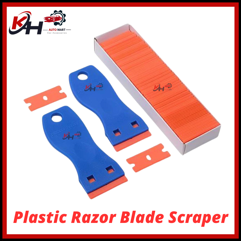 Plastic Razor Blade Scraper Remove Label Decal Tool For without ...