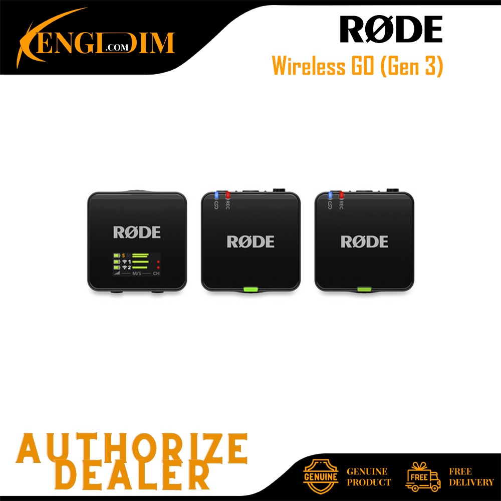 RODE Wireless GO III 2-Person Compact Digital Wireless Microphone ...
