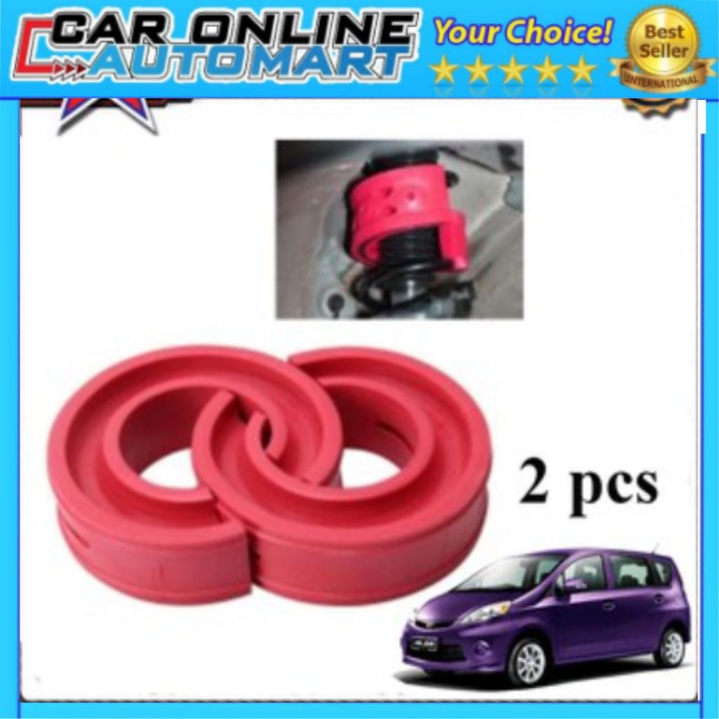 PERODUA ALZA High Quality Coil Spring Cushion Red Colour Buffer (2 PCS ...