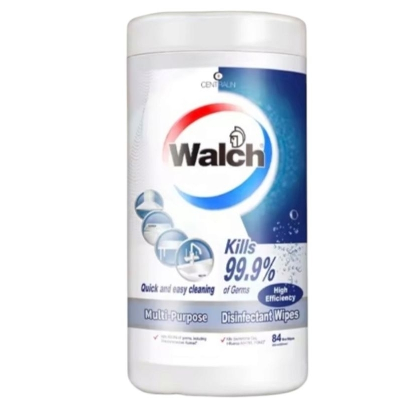 Walch Multi-Purpose Disinfectant Wipes High Efficiency 84pcs/pack ...