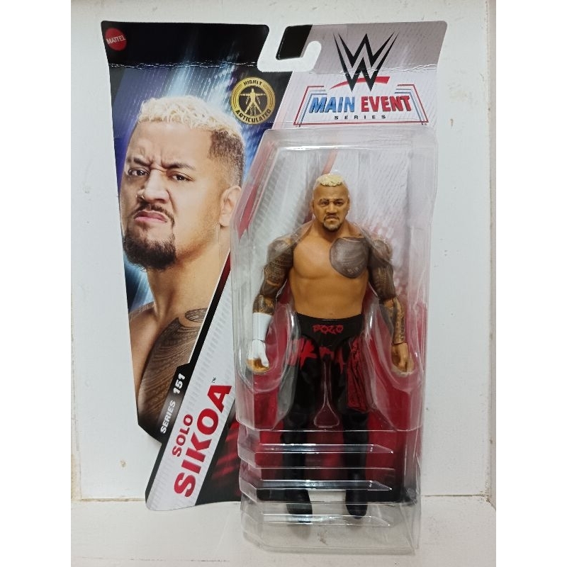 Mattel WWE Main Event 151 Solo Sikoa Wrestling Action Figure | Shopee ...