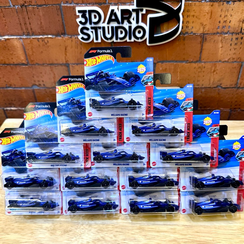 [Hot Wheels Formula 1] 2025 Hot Wheels F1 Williams Racing Case E Short ...