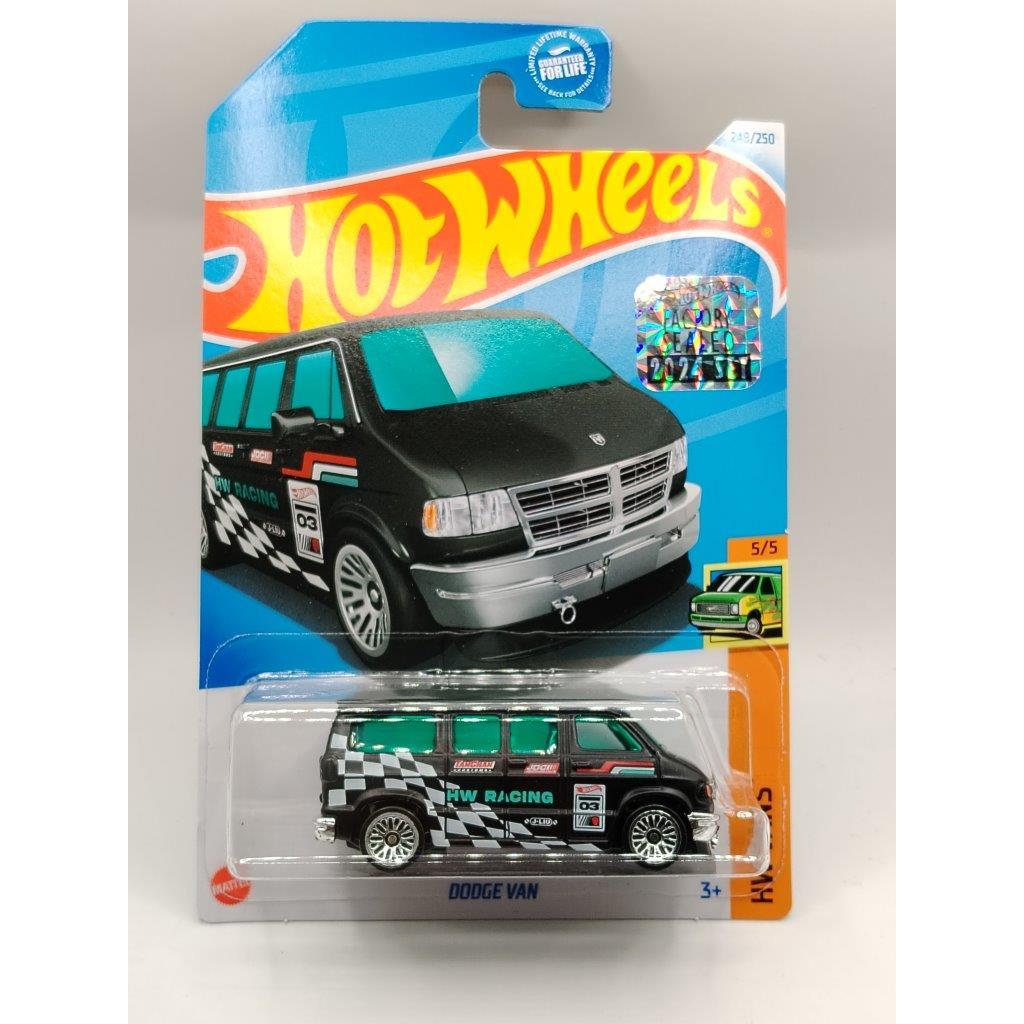 [NEW] Hot Wheels DODGE VAN BLACK Factory Sealed 2024 1287 | Shopee Malaysia