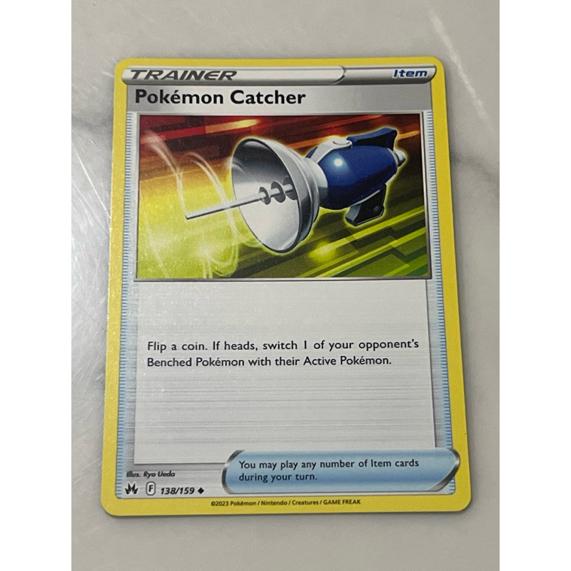 pokemon catcher pokemon tcg trainer card | Shopee Malaysia