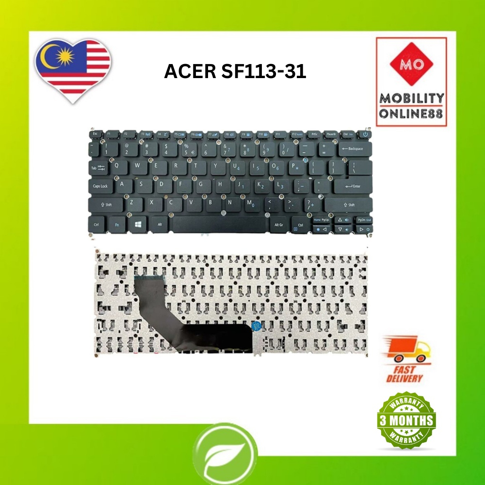 Acer SF113-31 S5-371 S5-371T Laptop Keyboard | Shopee Malaysia