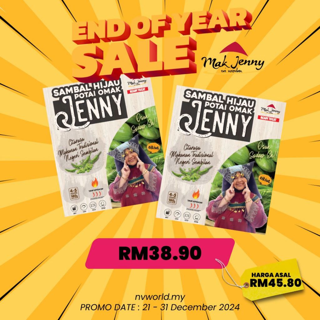TERBARU!!🔥 SAMBAL HIJAU POTAI MAKJENNY / SAMBAL PRODUK OMAKJENNY ...