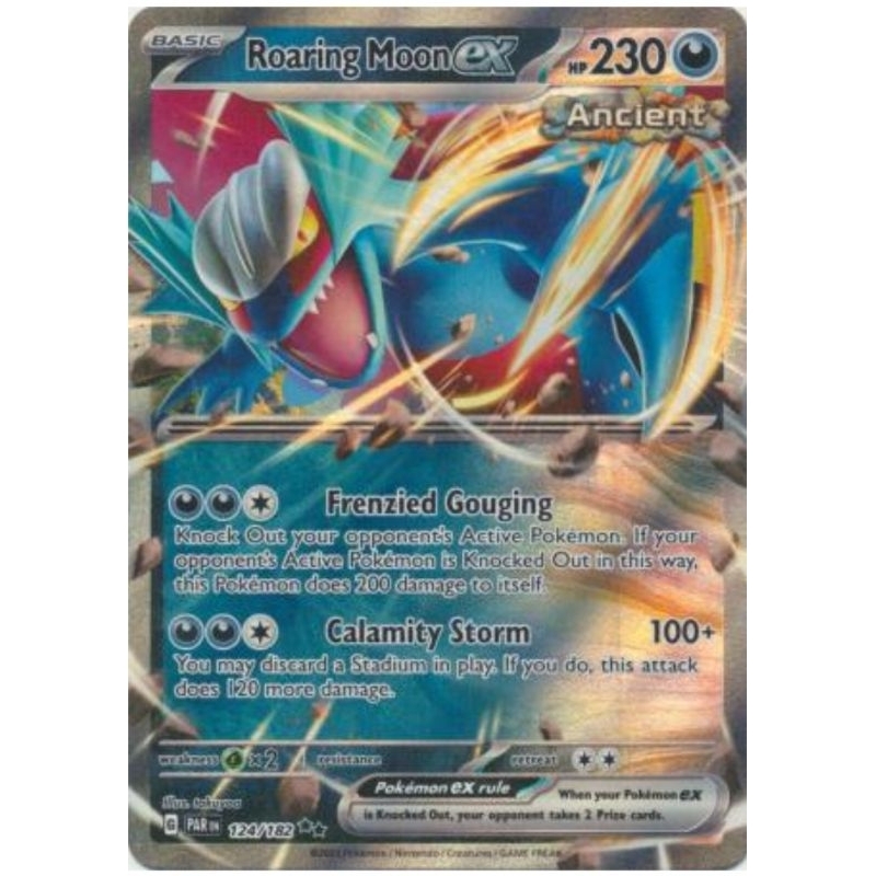 Pokemon TCG Roaring Moon ex - 124/182 (Paradox Rift) | Shopee Malaysia