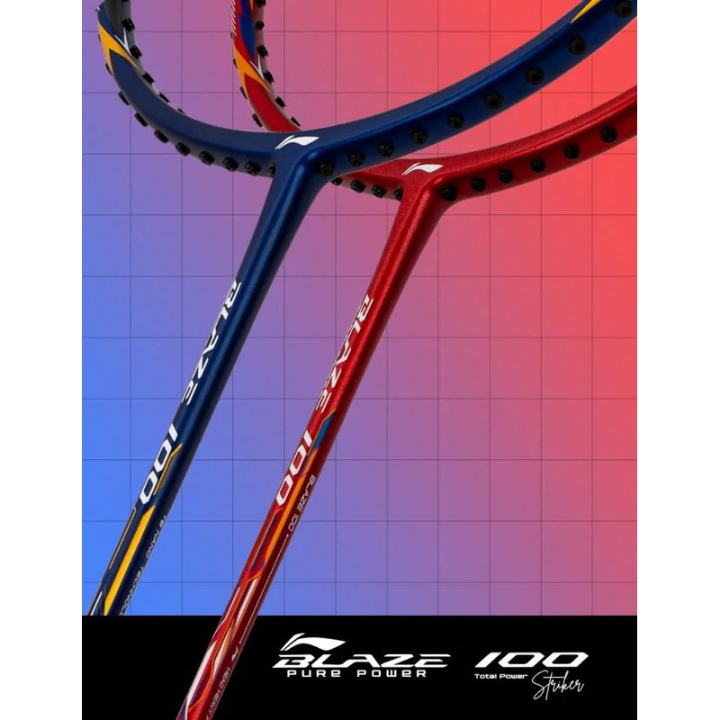 （100% Original） 【李宁BLAZE 100男女适用入门级羽毛球拍】【LINING BLAZE 100 BADMINTON ...