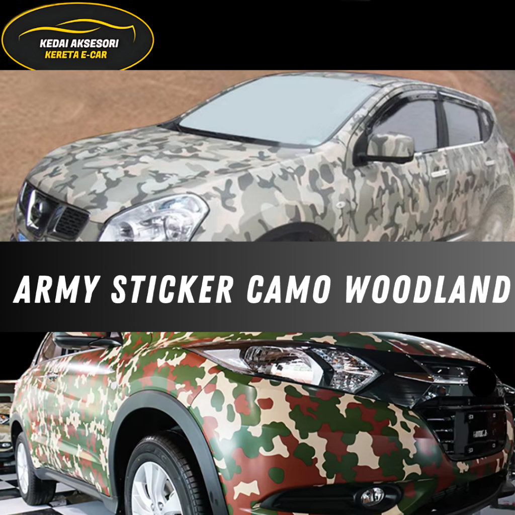 Army Sticker Camouflage Military Woodland Desert Camo sticker wrap ...