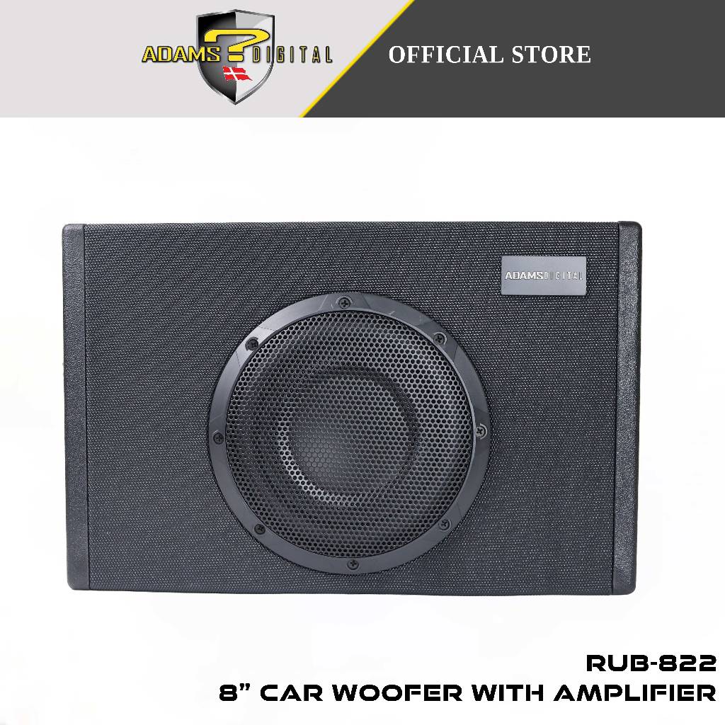 Adams Digital 8 Inch Car Active Subwoofer With Class D Amplifier Side ...
