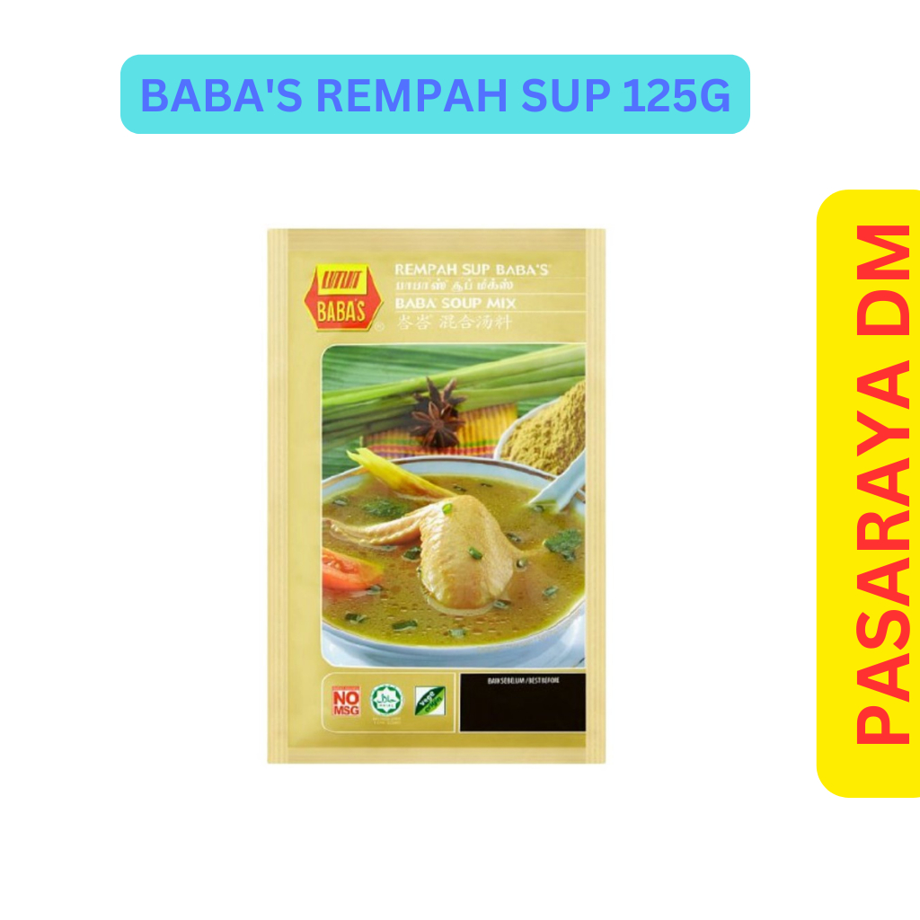 Baba's Rempah Sup 125G (BABA'S MIX SOUP 125G) | Shopee Malaysia