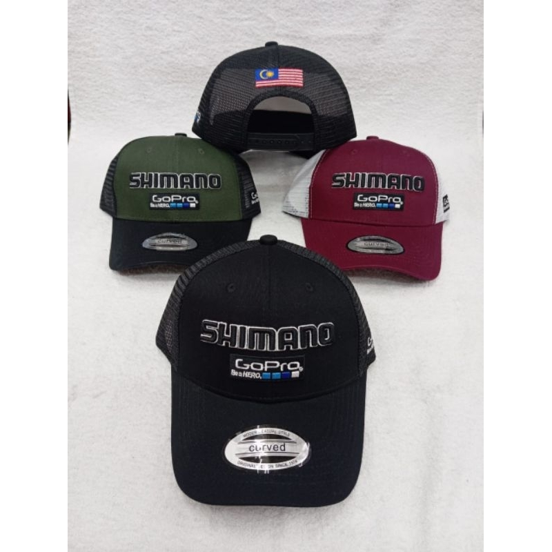 Shimano Cap Mancing ikanz Trucker Baseball Topi Shimano Mancing ...