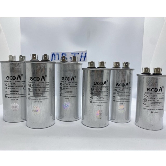 ECO capacitor aircond 25UF / 30UF / 35UF / 40UF / 45UF / 50UF | Shopee ...