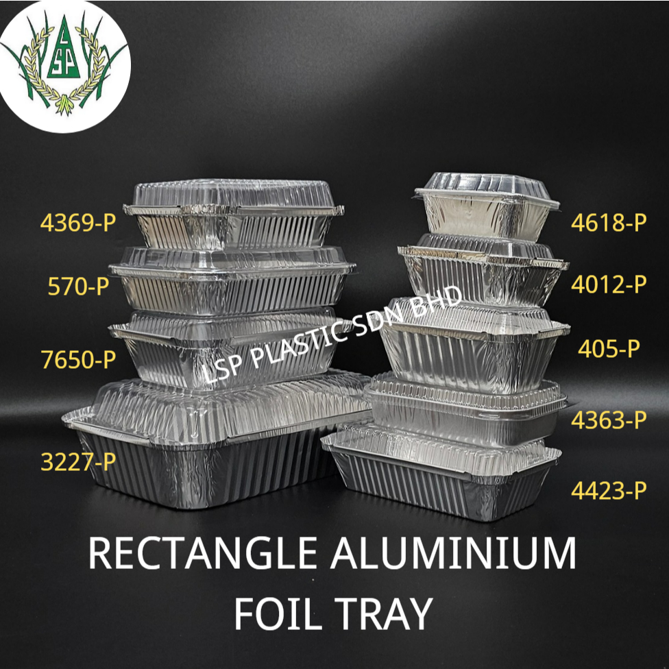 Aluminium Foil Tray / Baking Tray / Buffet tray with lid | Shopee Malaysia