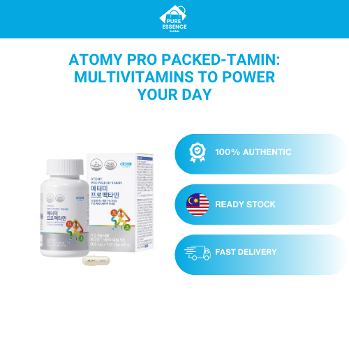 Atomy Pro Packed Tamin 500mg X 120capsules (60g) | Shopee Malaysia