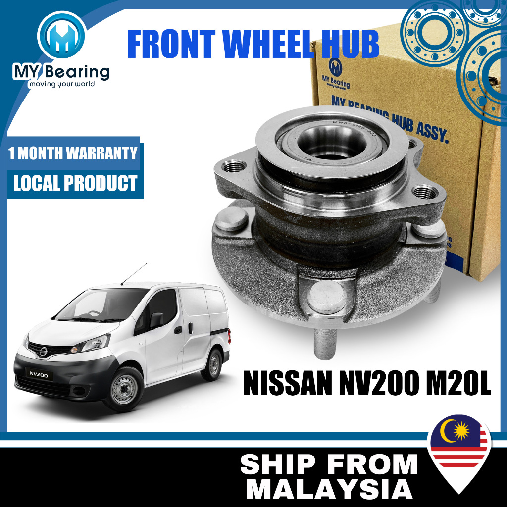 MWB-3146 ABS Front Wheel Hub Bearing Depan NISSAN NV200 M20L HUB312T-1 ...