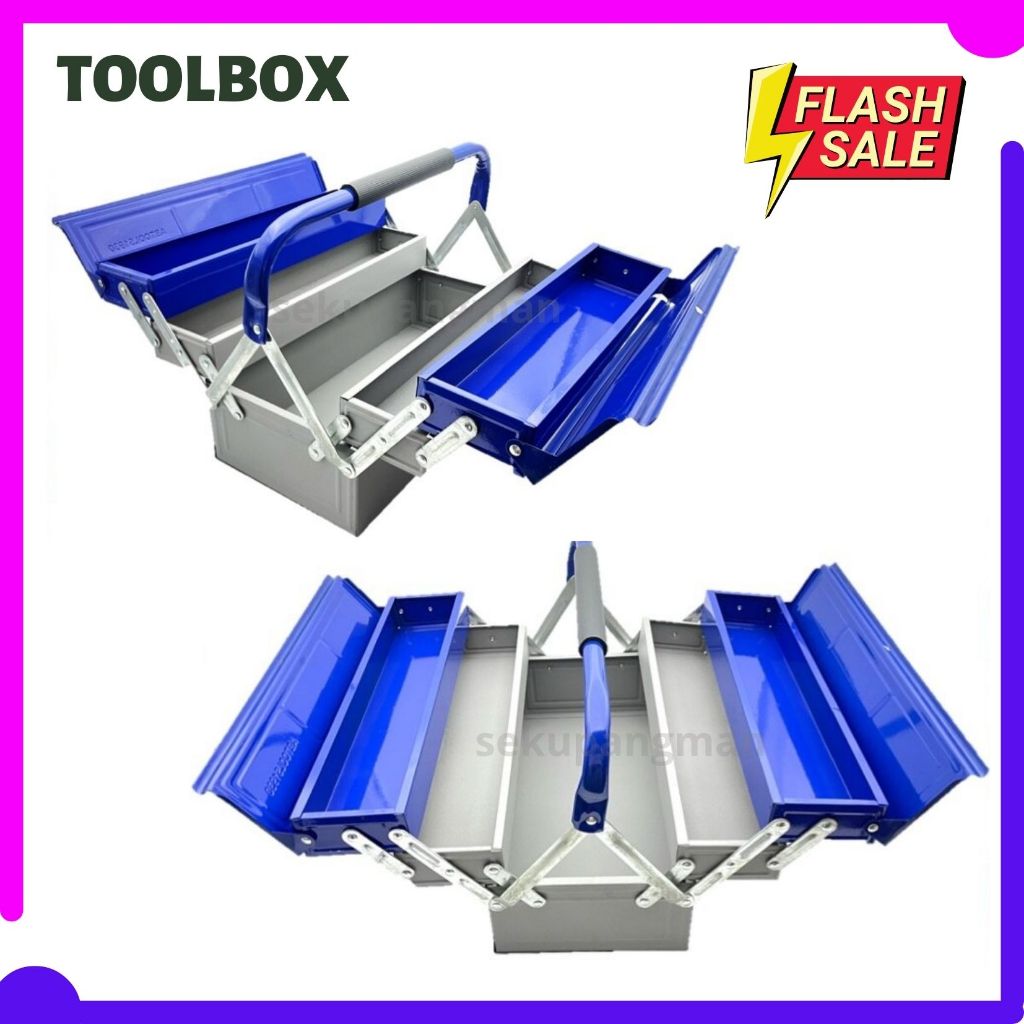 Metal Cantilever Toolbox Tool Box Tools Box Kotak Spanar Box Kotak ...
