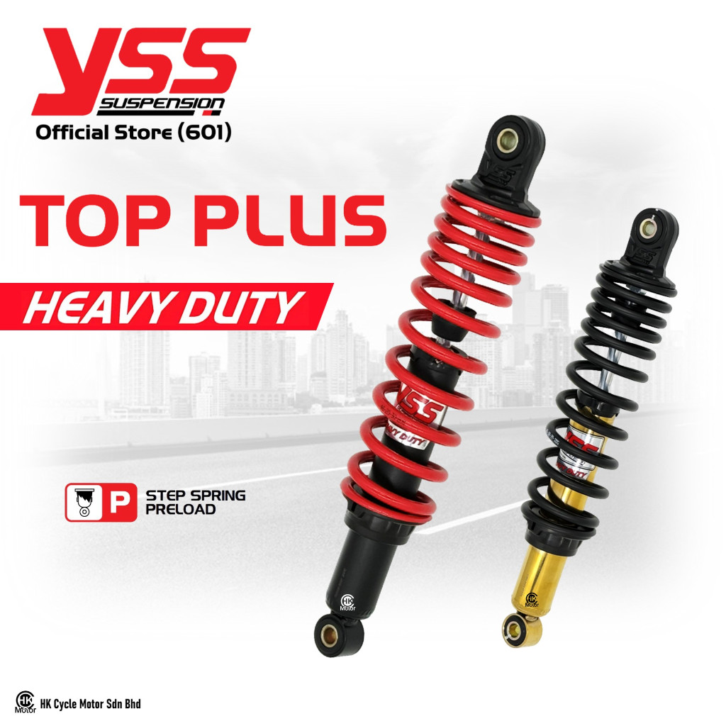 YSS Suspension Top Plus Heavy Duty model. Available with 3 sizes, 320 mm, 330 mm, 340 mm ...