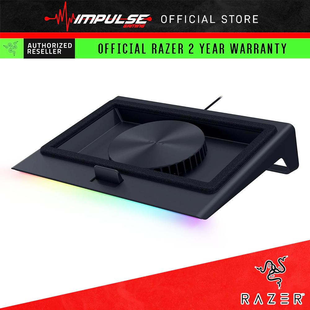 Razer Laptop Cooling Pad - Black (Adaptive Smart, Intelligent Fan ...