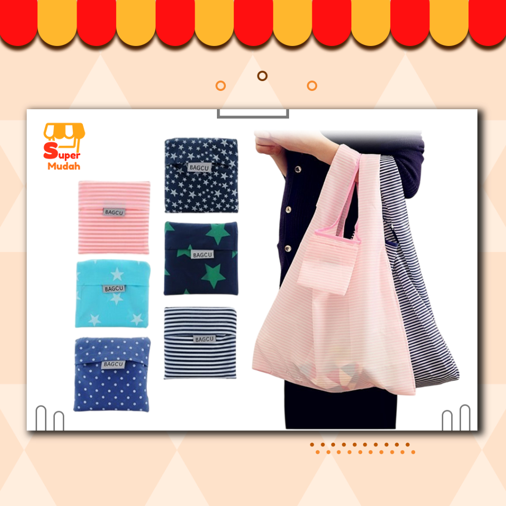 Beg Beli-belah Boleh Lipat Perjalanan Beg Tangan Eco Recycle Recycle ...