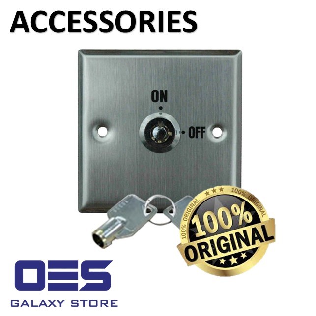 Door Access Stainless Steel Door Release Keyswitch / Overriding ON/OFF ...