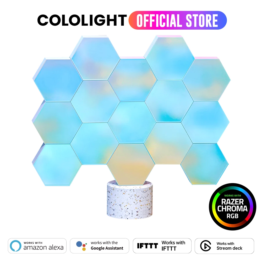 COLOLIGHT HEXAGON SKY RGB Light Pro Gaming Light Creative Smart Control ...